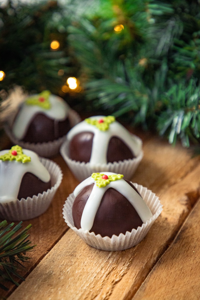 Giant Christmas Chocolate Truffles 2pk Cornish Food Delivered | Cornish ...