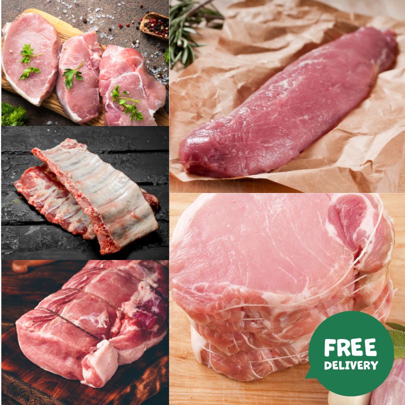 Heritage Free Range Pork Meat Box | Premium Rare Breed British Pork ...